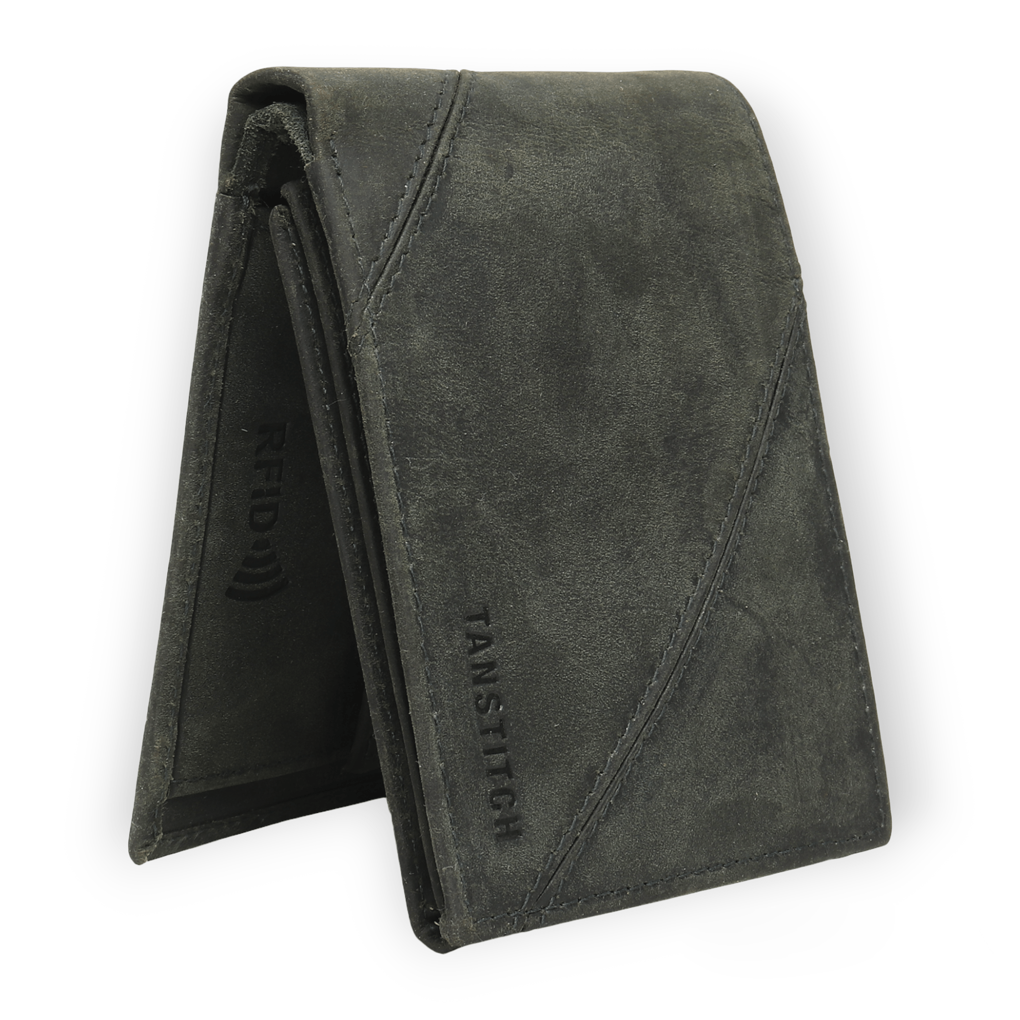 Apollo Bifold Full Grain Leather Wallet - TANSTITCH